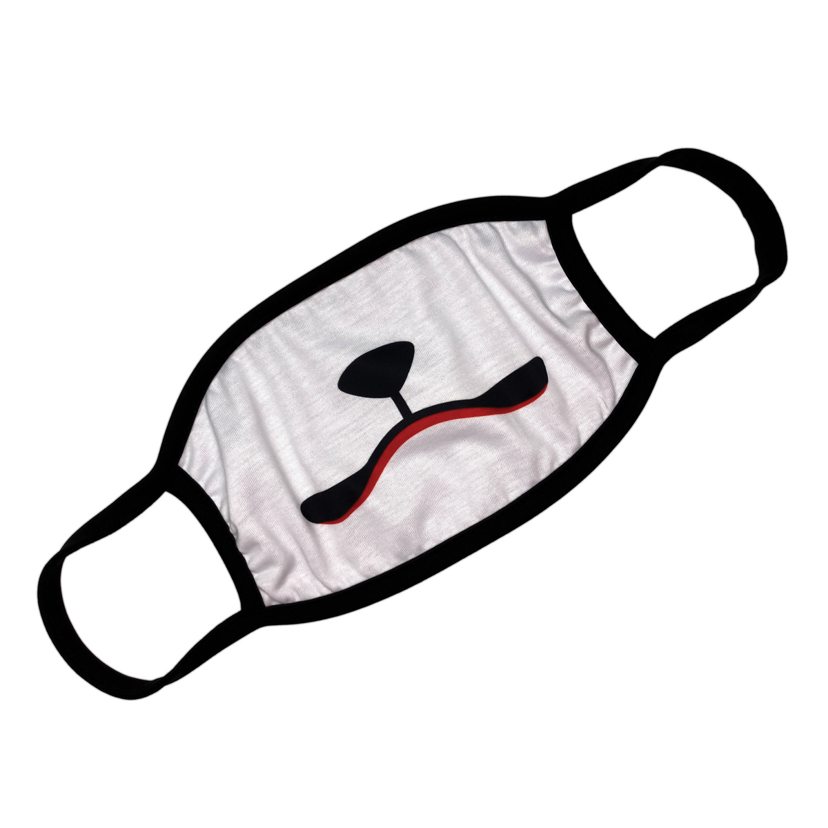 White Fox Face Mask - Black – OMAJU